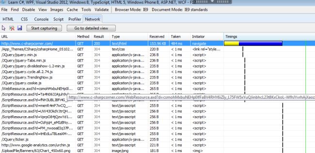 Debugging HTTP Requests and HTTP Responses